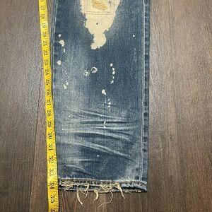 Akoo | Jeans | Mens Akoo Artisan Made Distressed Eagle Art Embroidered ...